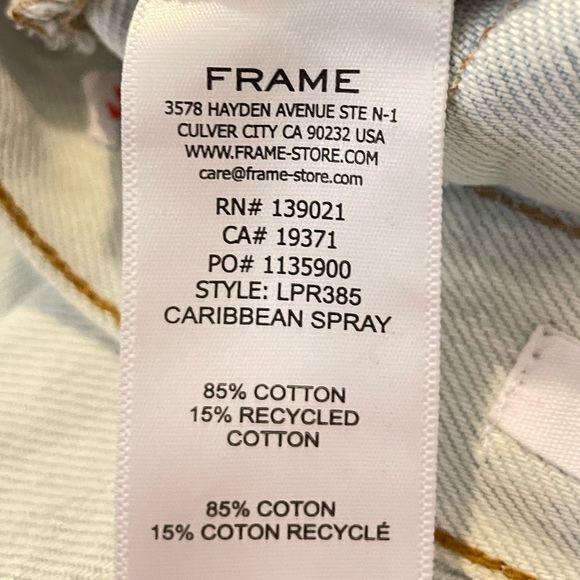 Frame Denim | Jeans | Frame Woman Le Piper High Rise Jeans Size 28 ...